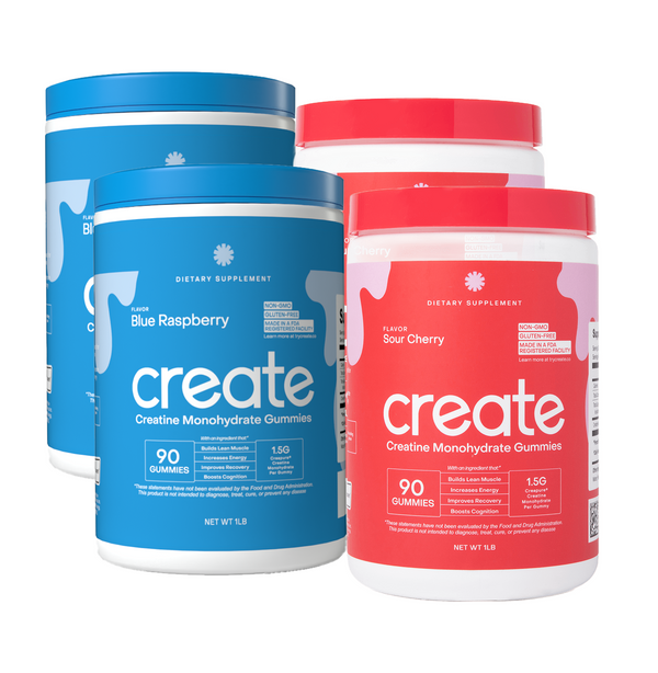 Sour Cherry - Core Create Creatine Monohydrate Gummies – Create Wellness