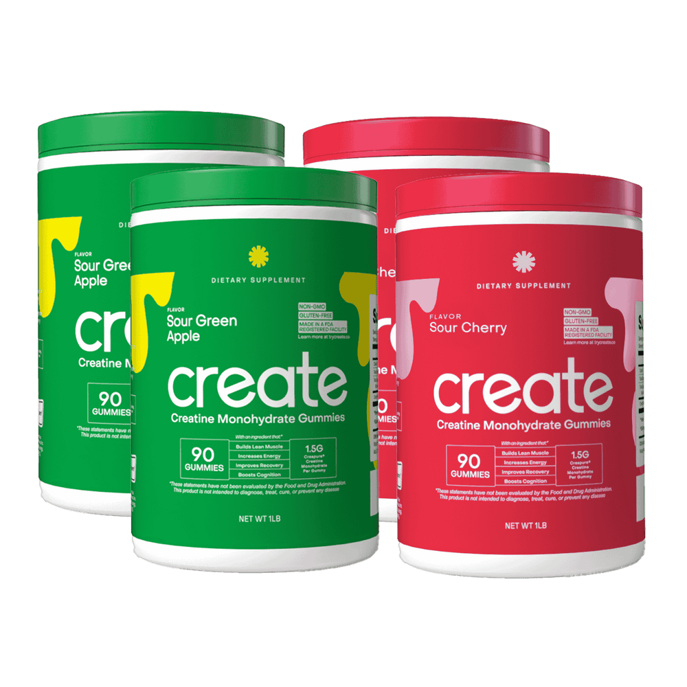 Sour Cherry - Core Create Creatine Monohydrate Gummies – Create Wellness