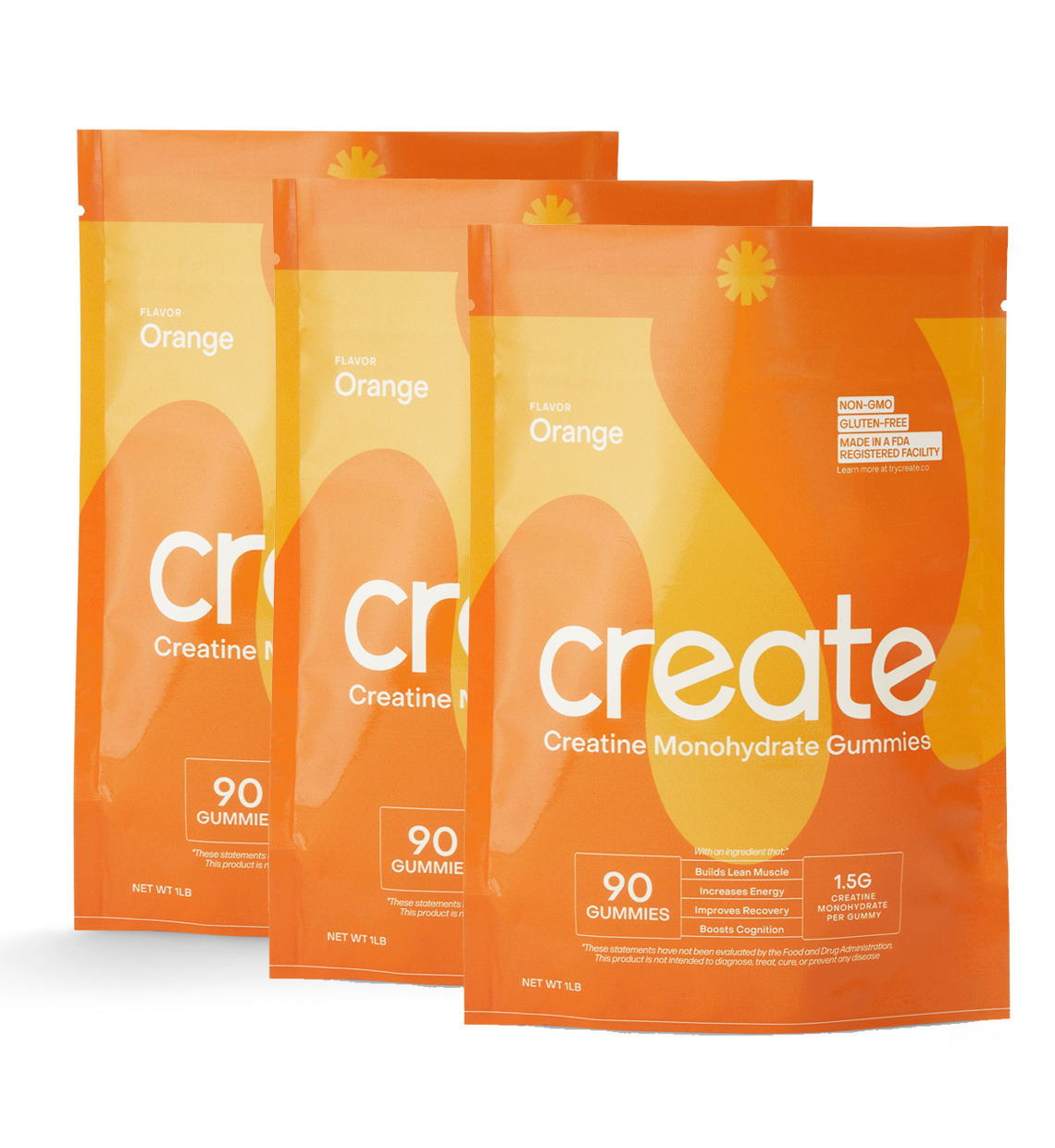 Creatine Monohydrate Gummies - 270 Count – Create Wellness